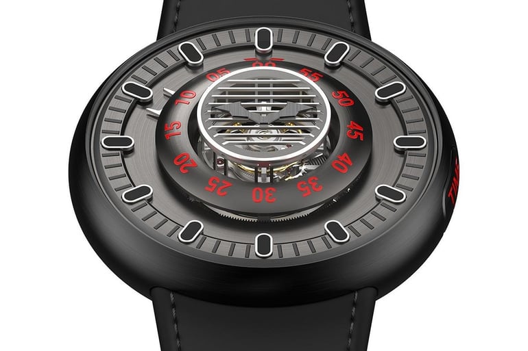 This $100,000 Batman themed tourbillon watch has a Bat Signal spotlight ...