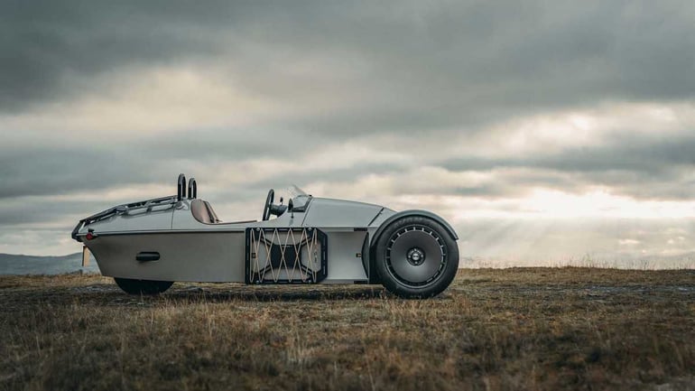 Powered by a Ford engine, the three-wheeled Morgan Super 3 is a unique ...