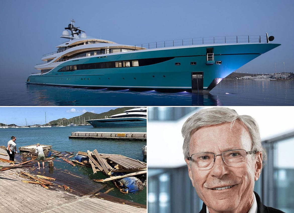 Capri Sun billionaire was on his 235-foot-long superyacht when it ...