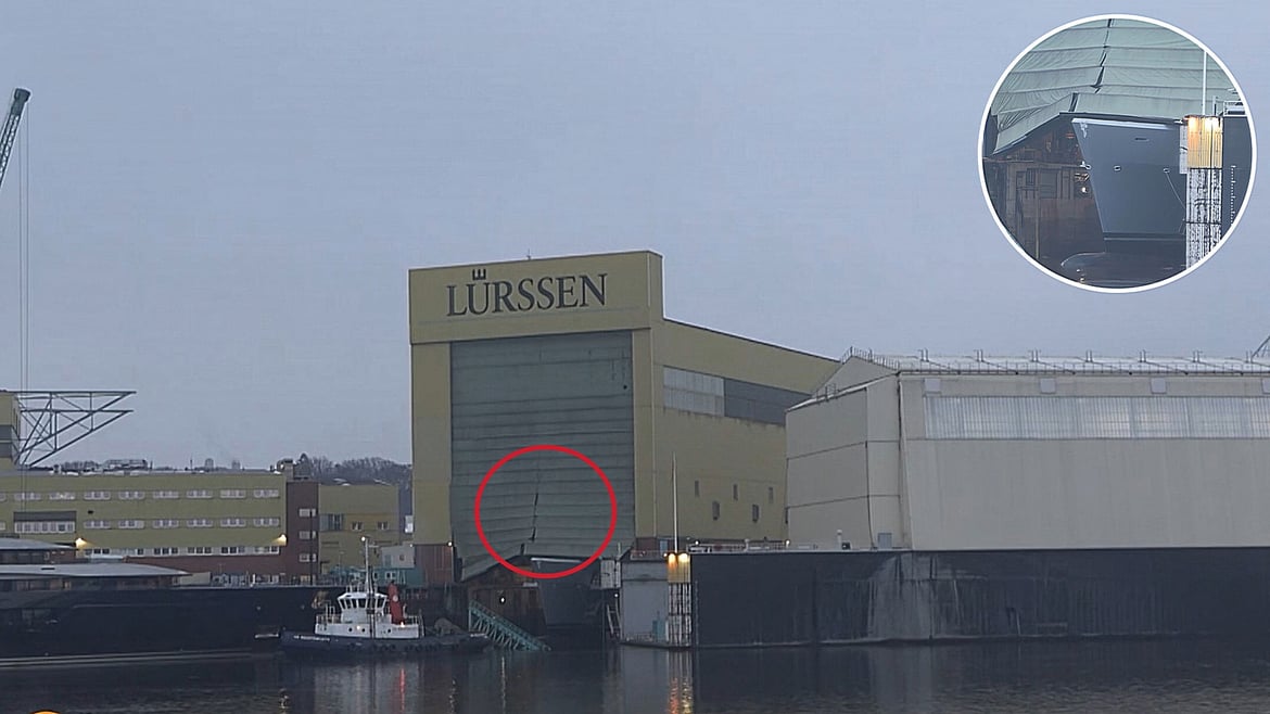 Collision at Lürssen shipyard caused by alleged $450 million superyacht ...