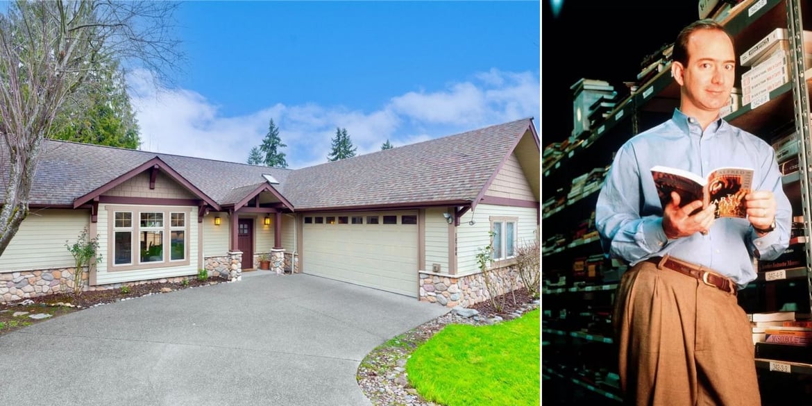 The house where Jeff Bezos founded Amazon three decades ago is back on ...