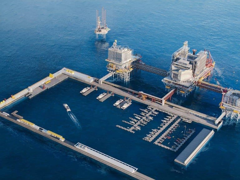 Not to pump out oil, but Saudi Arabia is building an oil rig and ...