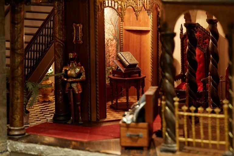 13 years in the making, this incredibly detailed miniature dollhouse is ...