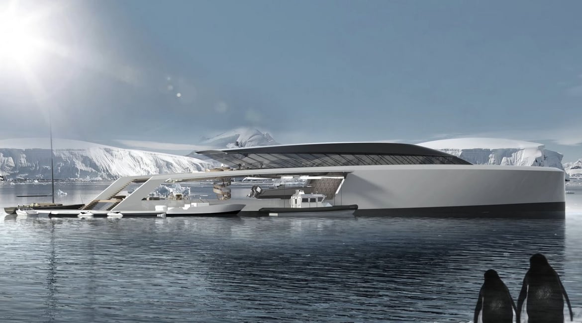 A true marvel of the seas, stretching the length of two Olympic-sized ...