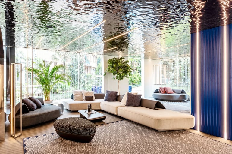Bugatti showcased its new line of furniture collection that is inspired ...