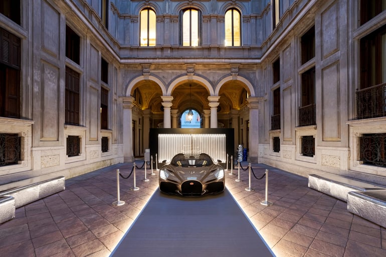 Bugatti showcased its new line of furniture collection that is inspired ...