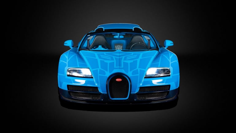 Gear up Team Autobots, this Transformers-themed Bugatti Veyron Grand ...