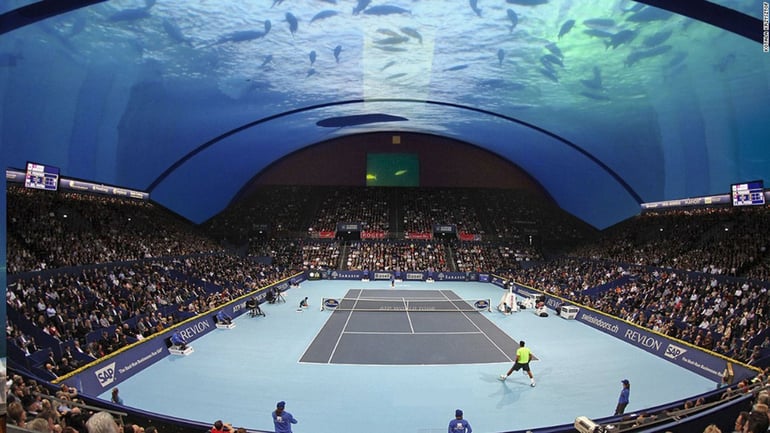 Dubai wanted to build a $2.5 billion underwater tennis court right next ...