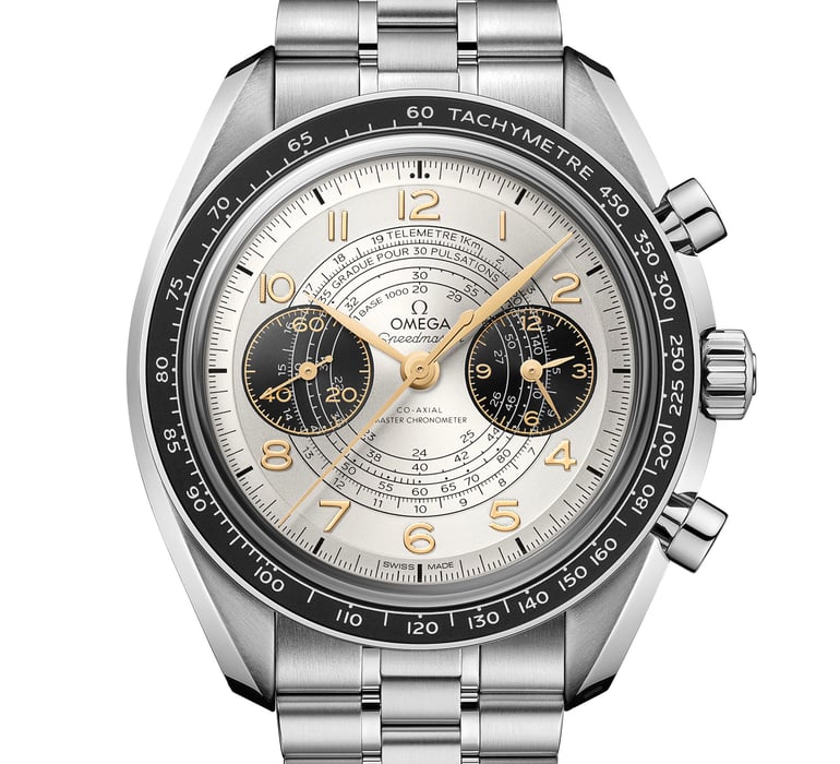 Omega’s new Speedmaster Chronoscope Paris 2024 editions in Moonshine ...
