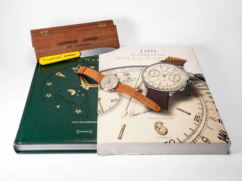 This ultra-rare Rolex split-seconds chronograph, accompanied by a ...