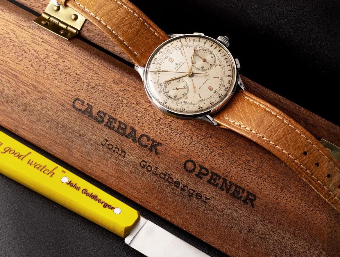 This ultra-rare Rolex split-seconds chronograph, accompanied by a ...