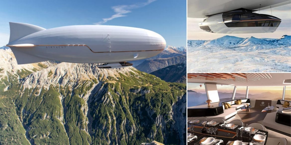 The wild 656-foot AirYacht concept that debuted two years ago has gone ...