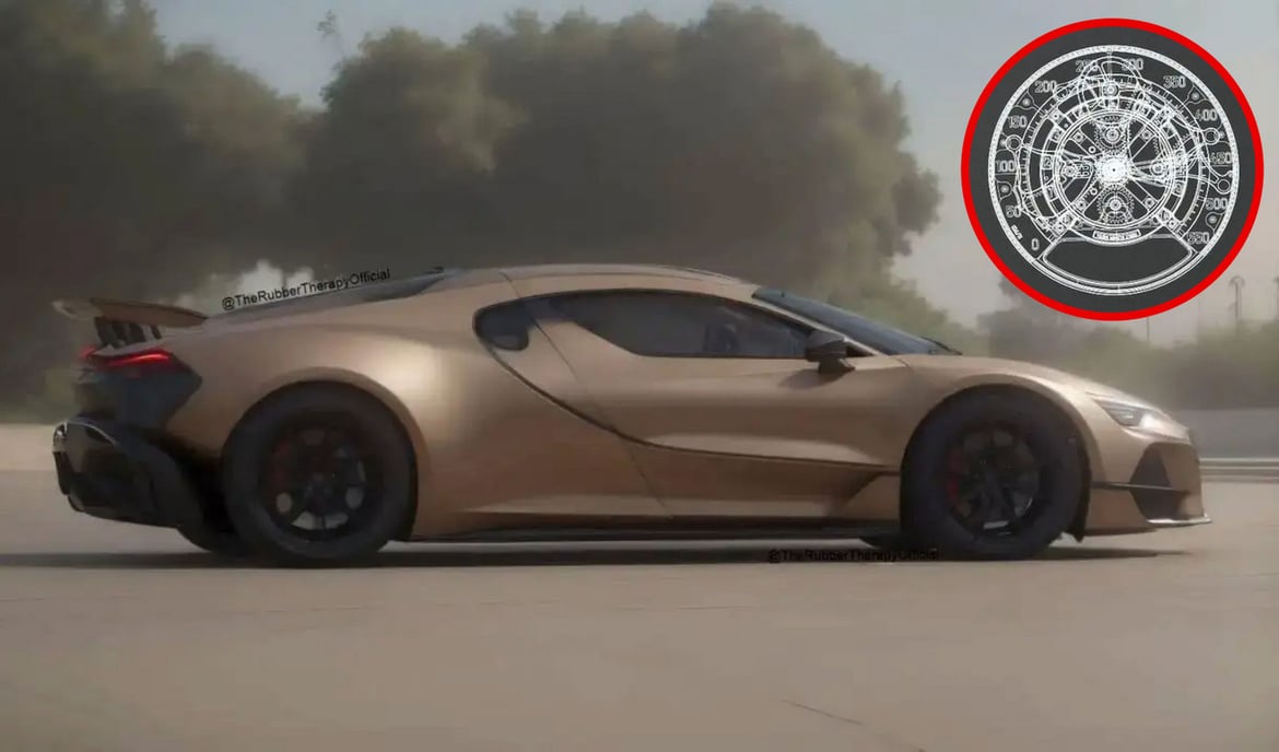 The upcoming $3.5 million Bugatti Chiron successor will be a hybrid V16 ...