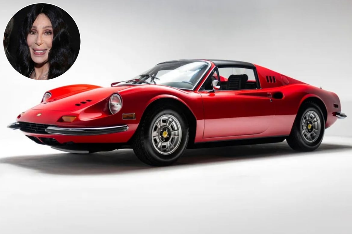 You don’t need a time machine to be able to own Cher’s 1972 Ferrari ...