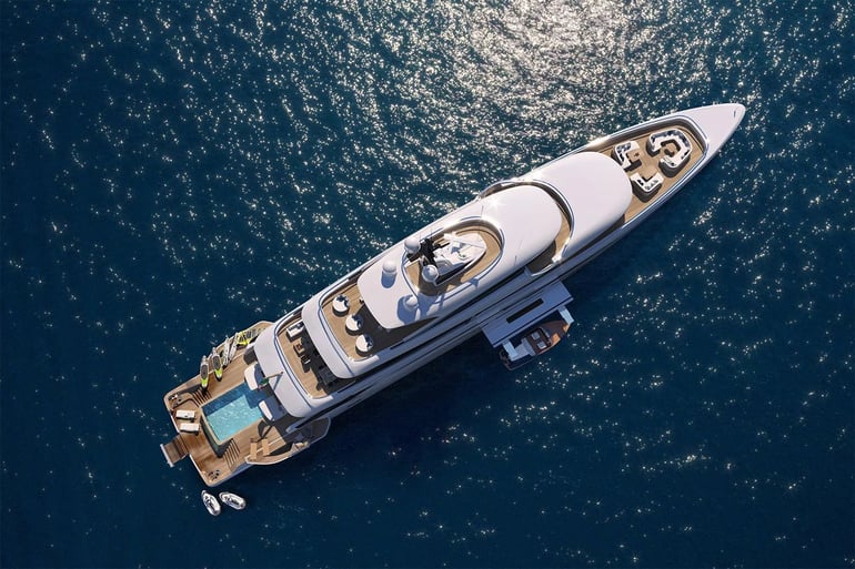 Italian shipyard Benetti has unveiled the breathtaking 217-foot Iryna ...