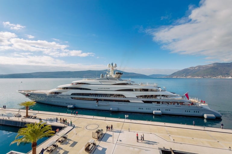 A Russian vodka billionaire, who vacated his $400 million superyacht on ...
