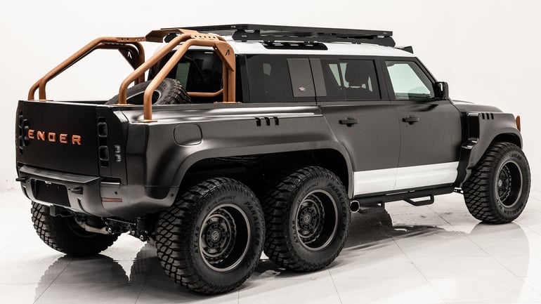 Apocalypse Manufacturing has built the world’s first 6x6 Land Rover ...
