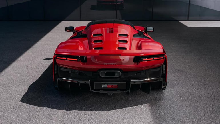 The Ferrari F80 is a $4 million V6 hybrid 1,200 hp hypercar that looks ...
