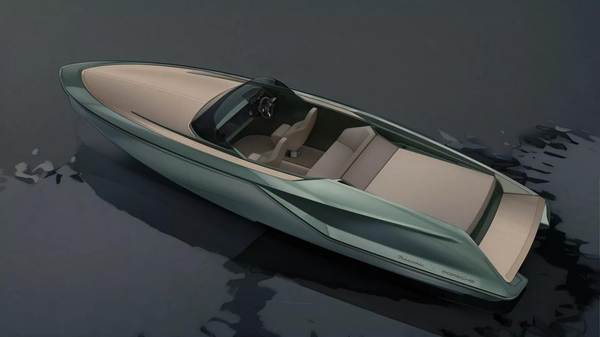 Porsche’s newest EV is a $600,000 sports boat that uses a 536hp all ...