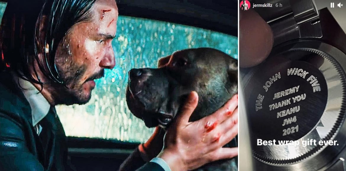Looted from his Los Angeles home, Keanu Reeves's engraved Rolex was ...