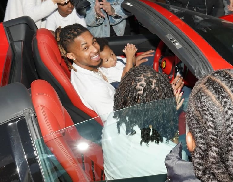 American rapper DDG bought a 710-horsepower Ferrari Tributo worth ...