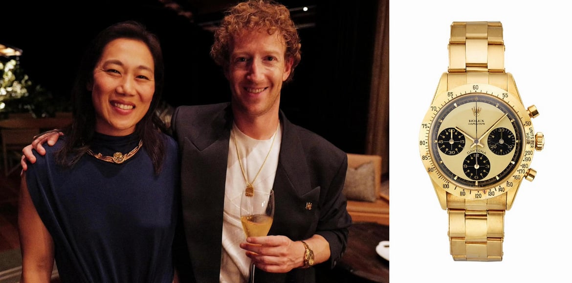 Billionaire watch aficionado Mark Zuckerberg welcomes 2025 by rocking a ...