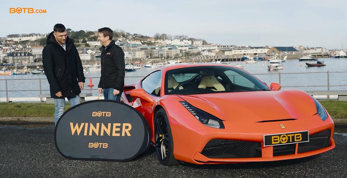 An incredibly lucky taxi driver won a $180,000 Ferrari on a mere 20 ...