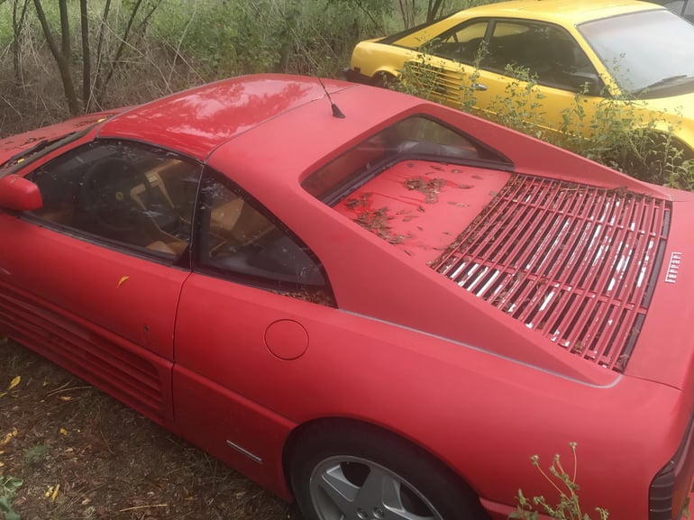 Not in Dubai, but this collection of 11 classic Ferraris abandoned and ...