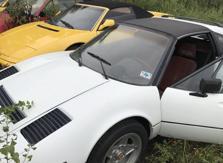 Not in Dubai, but this collection of 11 classic Ferraris abandoned and ...