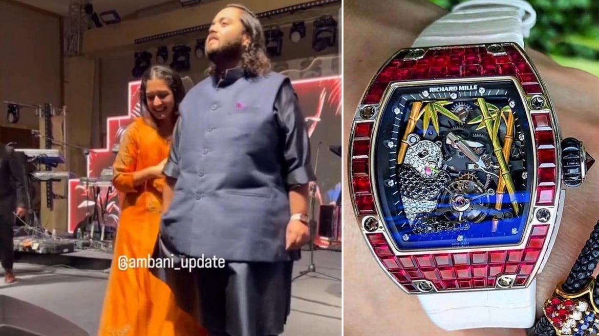 Anant, the son of Asia’s richest man, Mukesh Ambani, specifically wore ...