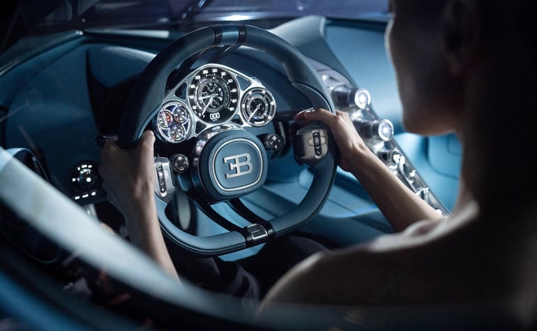 The $5 million Bugatti Tourbillon hypercar has a secret key hidden next ...