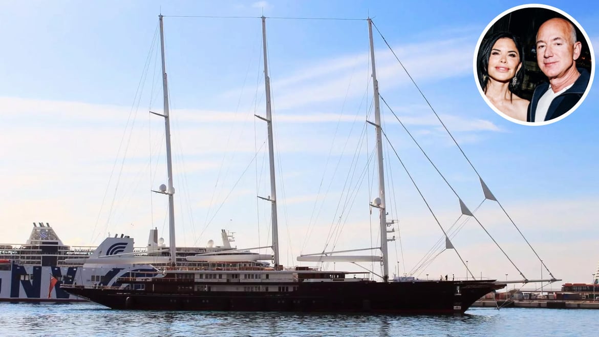 Before saying “I do” to Lauren in Venice, Jeff Bezos has sailed his ...