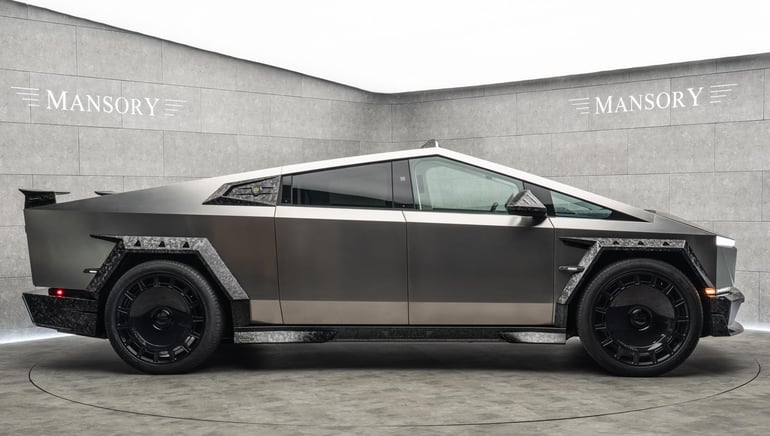 The Mansory Elongation is the tuning company’s take on the Tesla ...