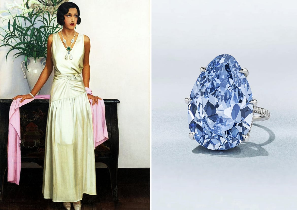 After dazzling Indian royalty, the Golconda Blue, the largest Fancy ...