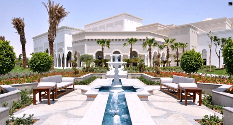 While the American president marveled at the Qatari Emir’s palatial ...