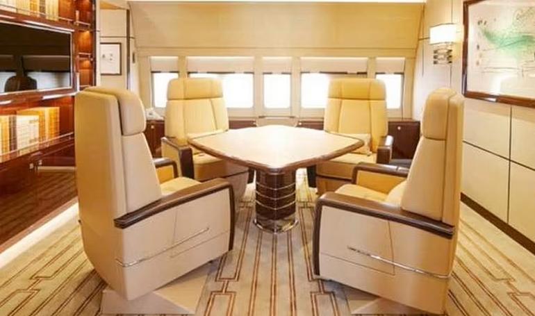 From its 40 televisions to gold colored walls to five gourmet kitchens ...