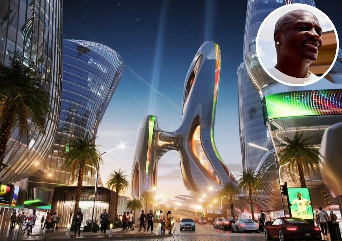 Singer Akon wanted to build a futuristic $6 billion city in Senegal ...