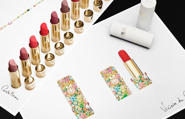 Dior’s new bejeweled lipstick doubles as a sautoir-style necklace ...