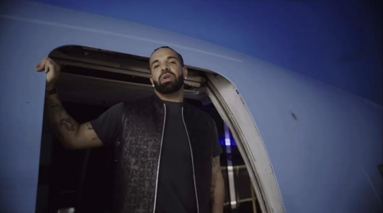 Originally designed to carry 298 passengers, Drake shows off his newly ...