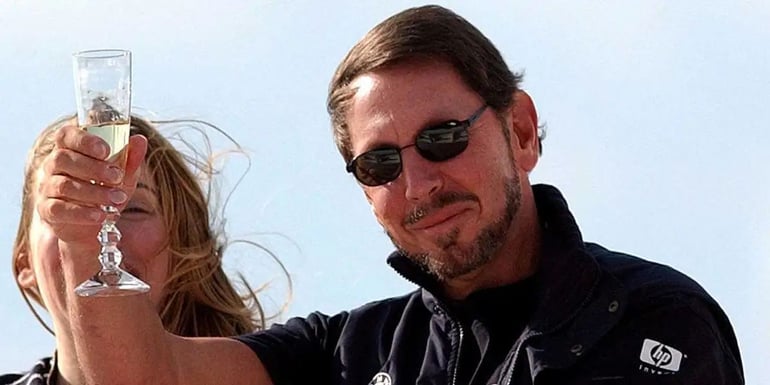 Unable to stomach his Microsoft rival's big superyacht, Larry Ellison ...