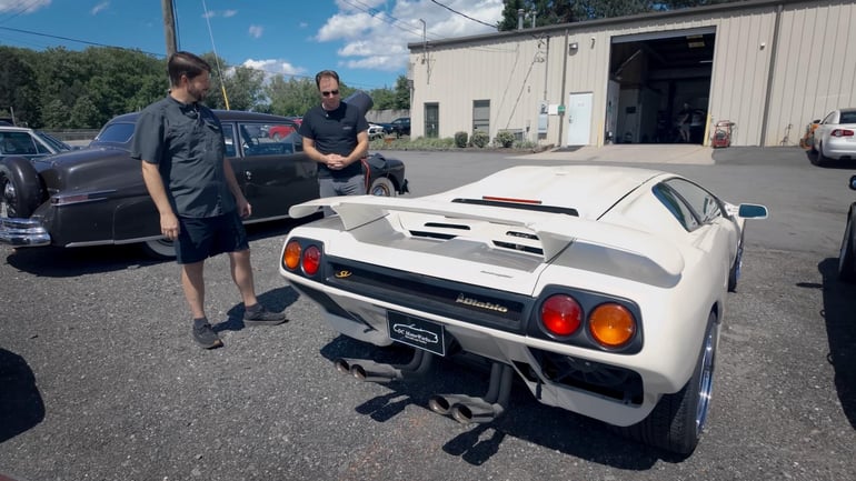 Think the white Lamborghini that Leonardo DiCaprio mangled on screen ...