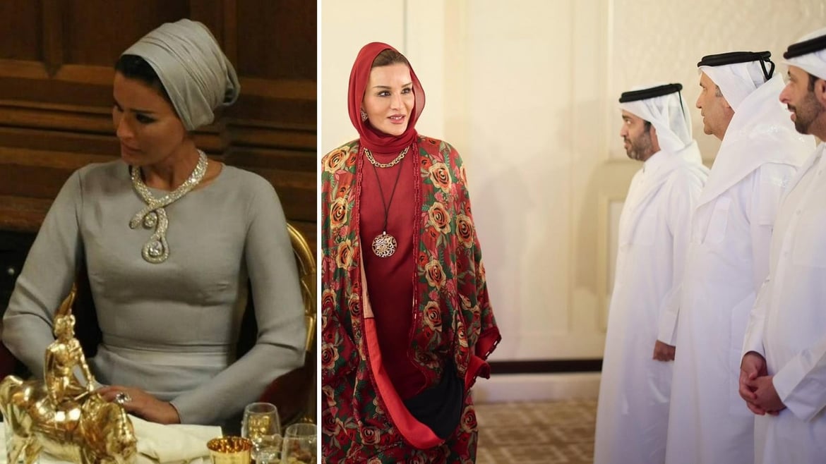 Hailed as the modern Jackie Kennedy, Qatar's Sheikha Moza bint Nasser redefines royal luxury by ...