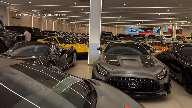 This isn't the Sultan of Brunei's private garage or the Petersen Museum ...