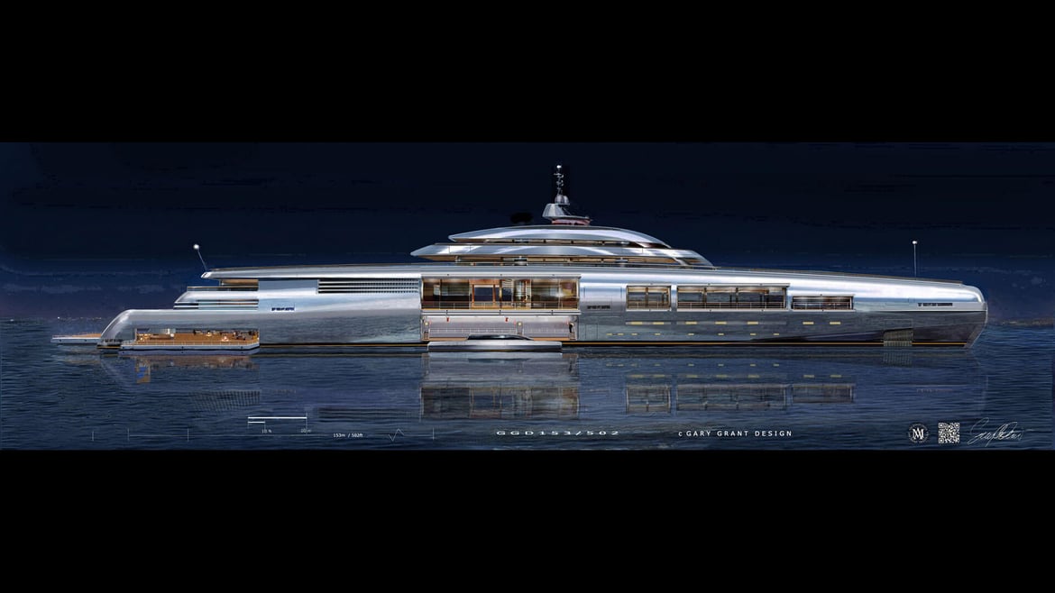 Not a superyacht or even a megayacht, this 500 foot gigayacht concept ...