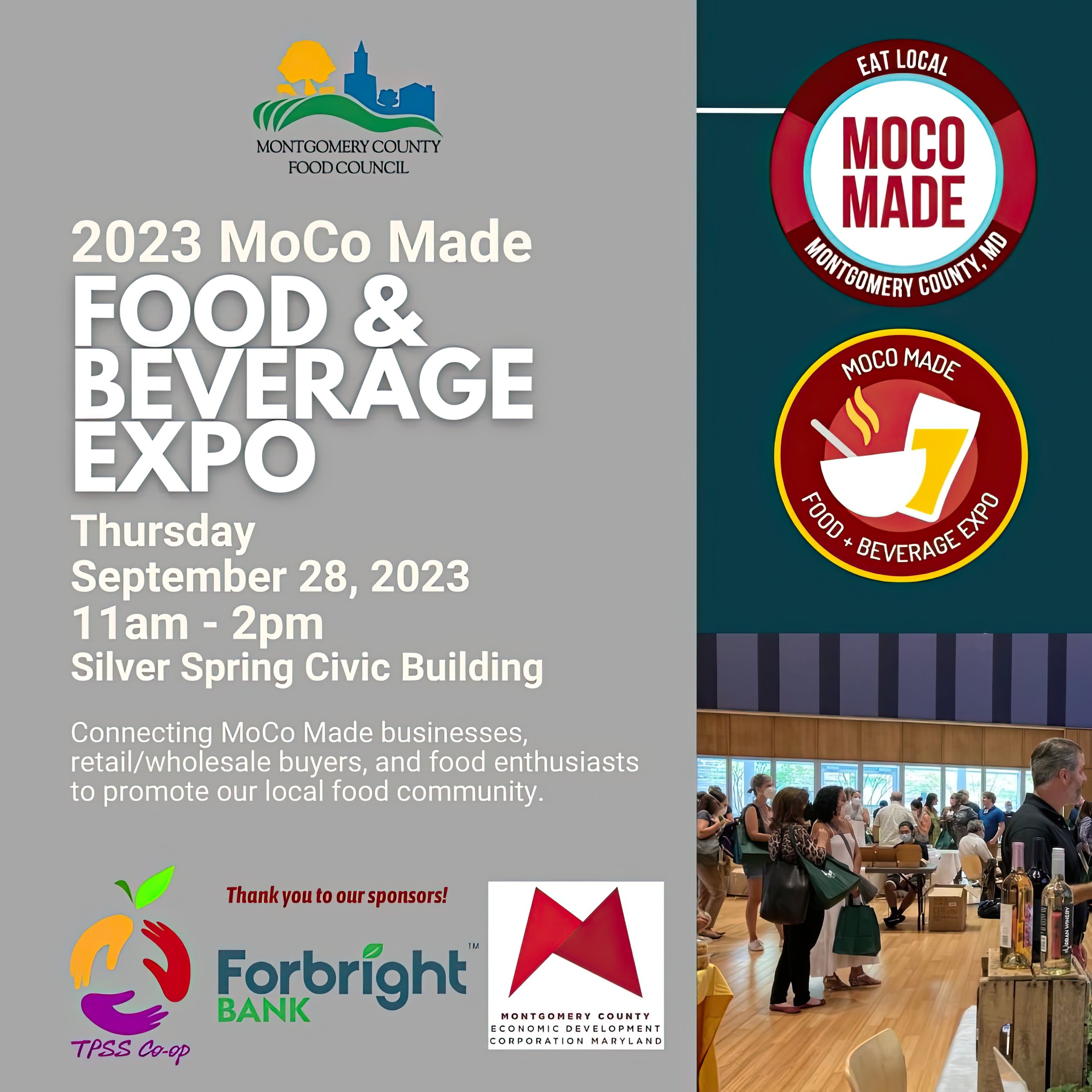 MoCo Made Food & Beverage Expo Returns Thursday | Source of the Spring