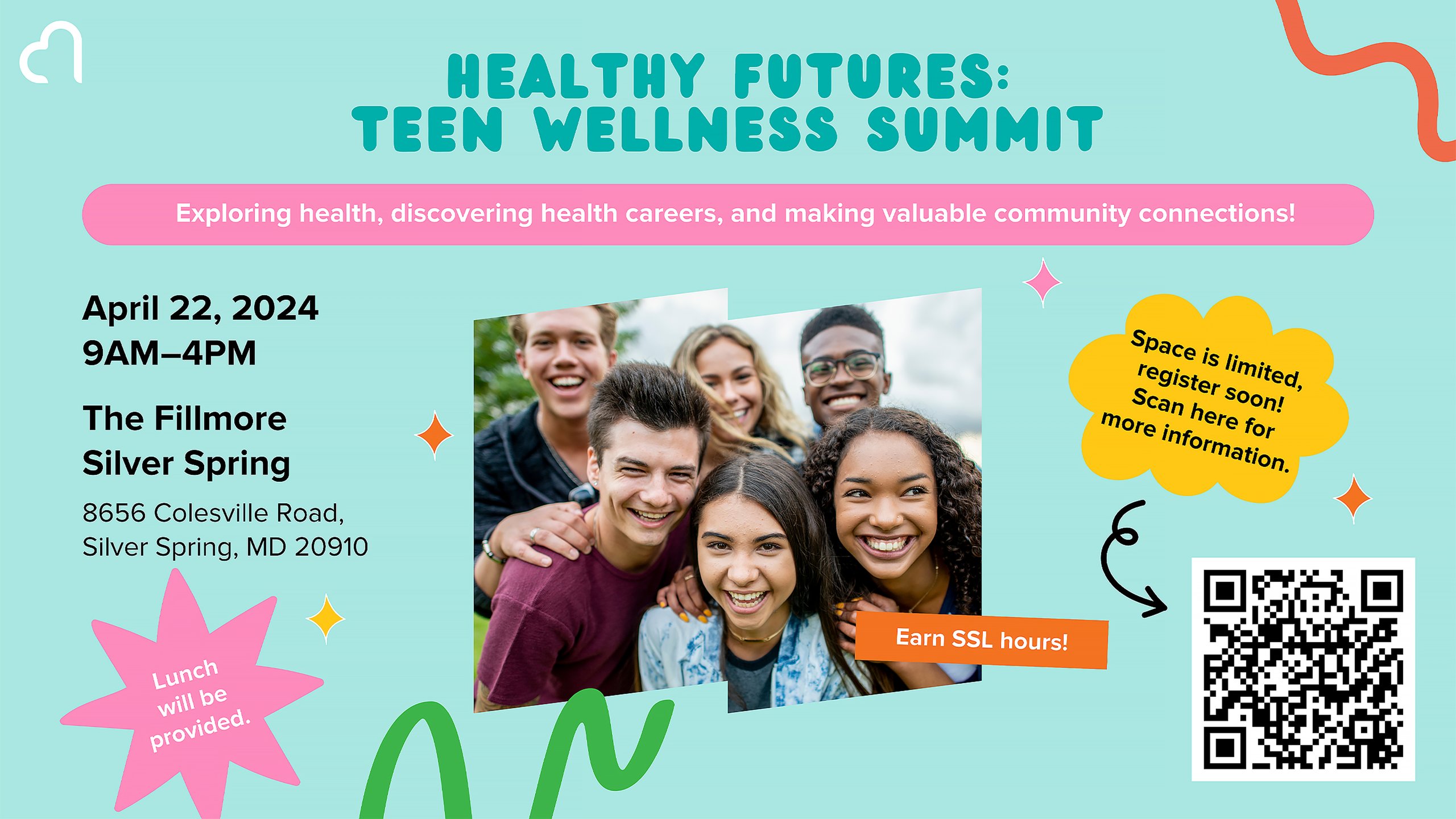 Healthy Futures Start Here: Silver Spring Teen Wellness Summit [Earn ...