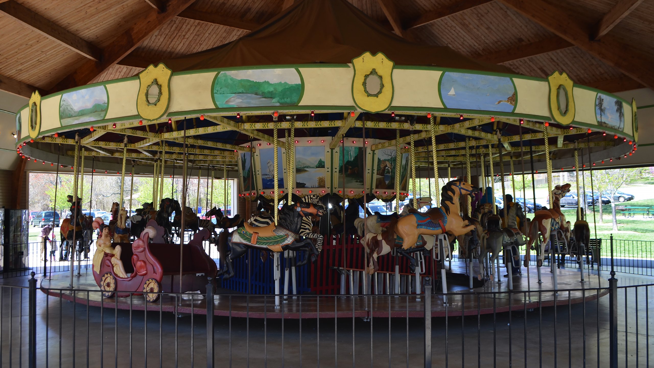 The Ovid Hazen Wells Carousel’s Farewell at Wheaton Regional Park ...