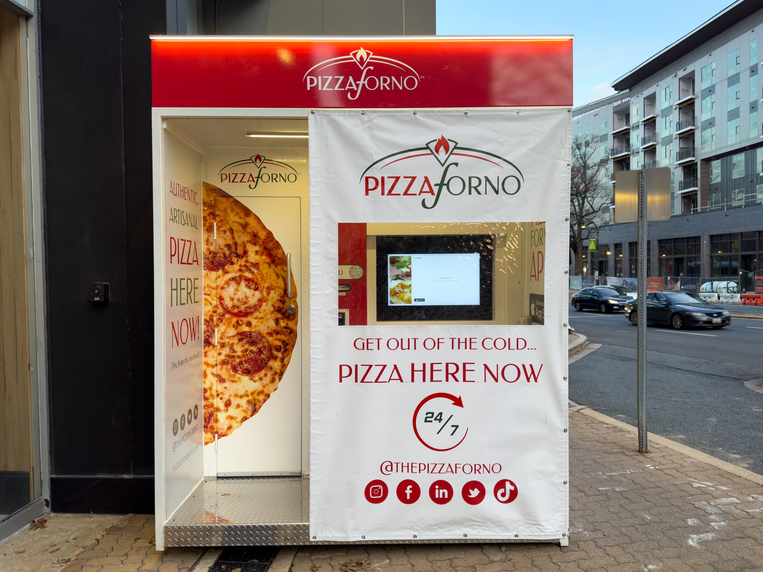 Automated Pizza Vending Machine Arrives in Downtown Silver Spring ...