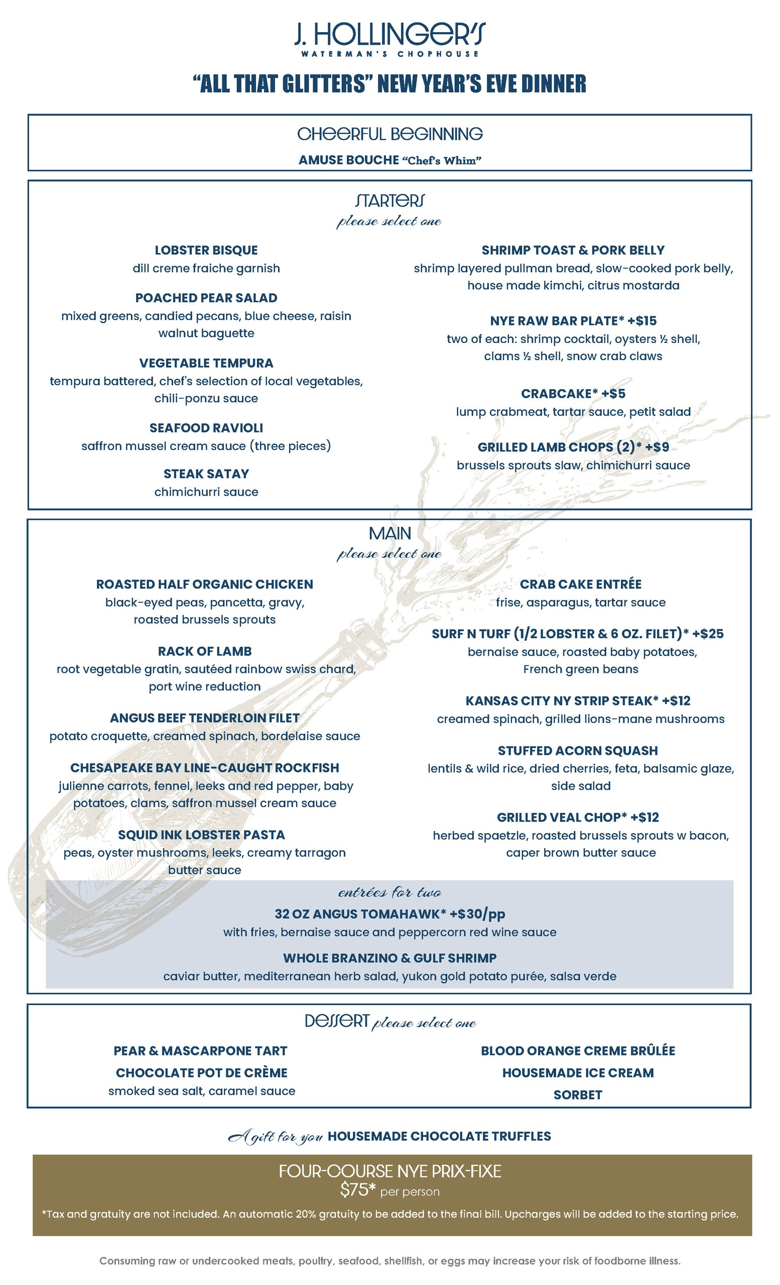 J. Hollinger’s to Host “All That Glitters” NYE Dinner | Source of the ...