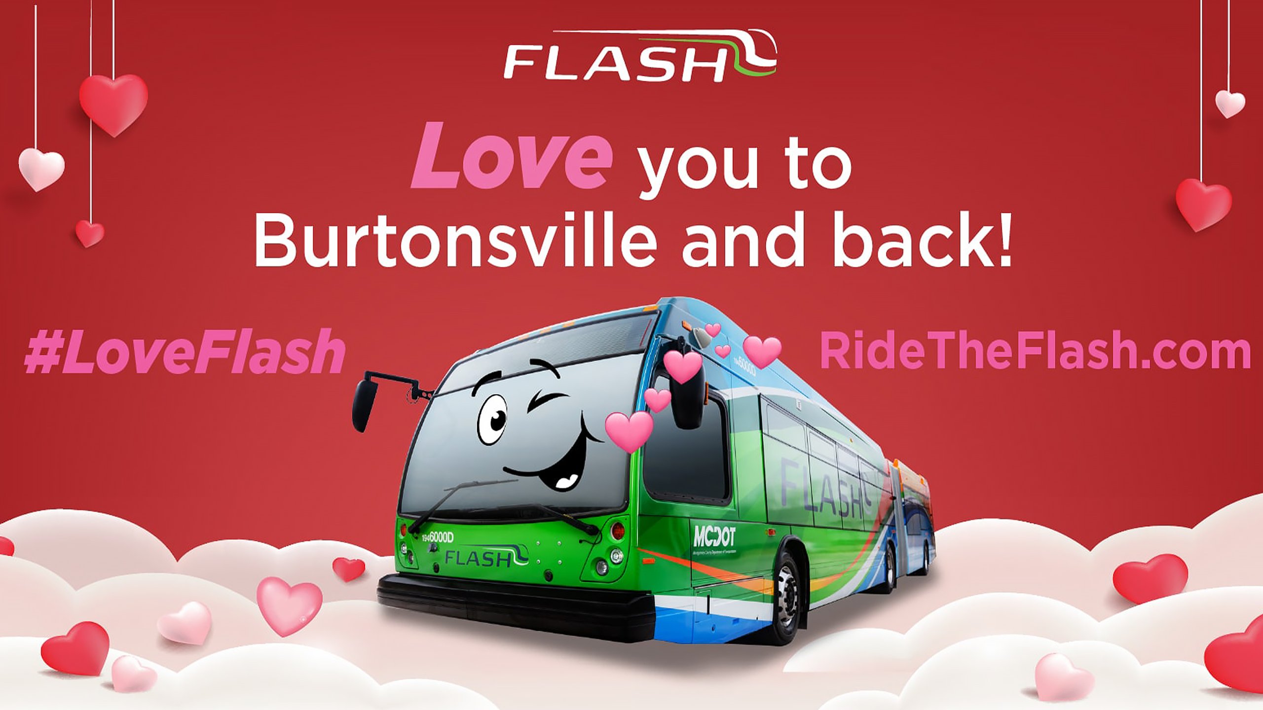 Montgomery County DOT Spreads Love: Valentine’s Day Buses Hit the ...